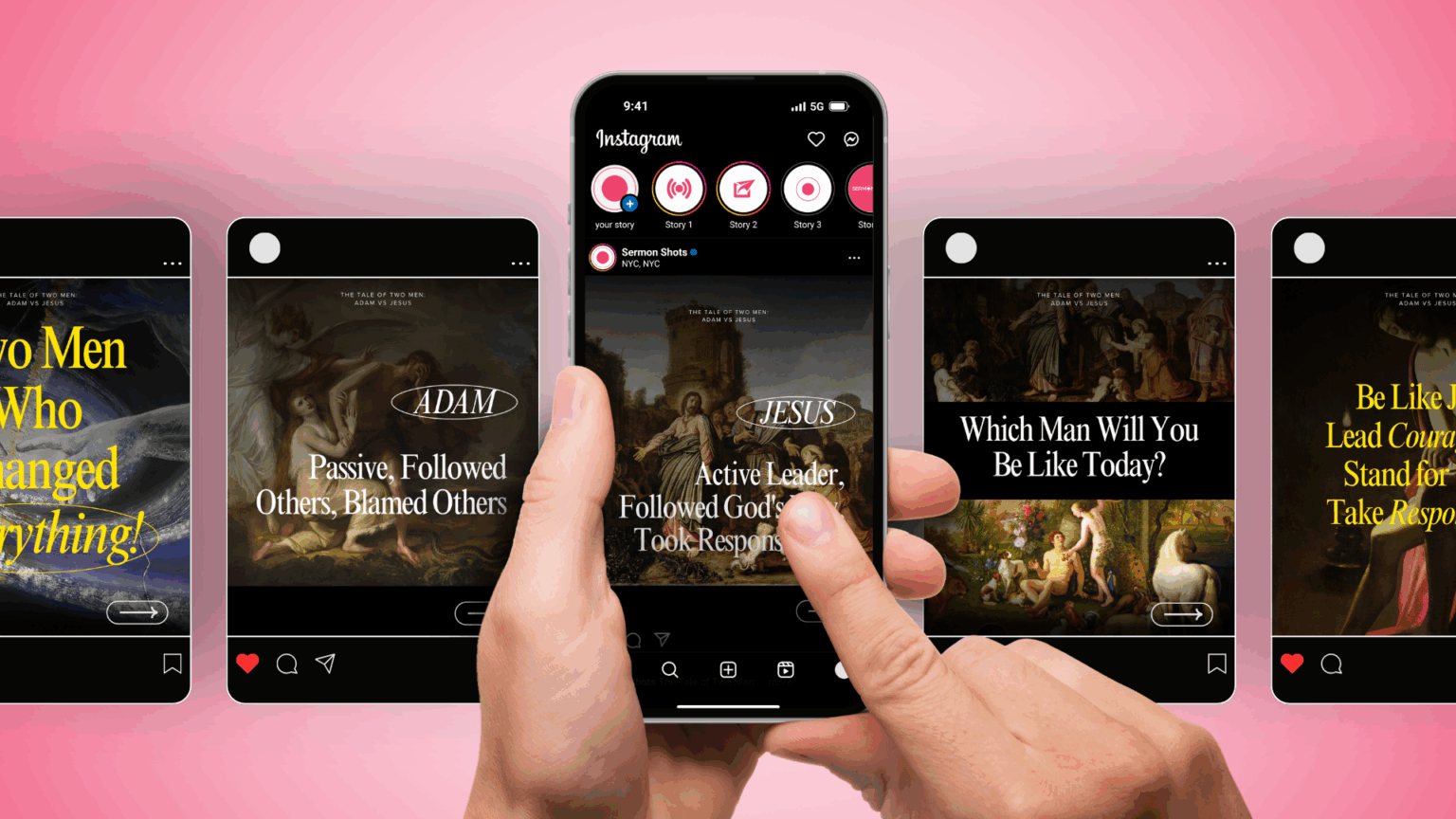 How to Turn Sermons into Carousels for Church Social Media Posts - Sermon Shots