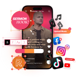 Sermon Shots - Repurpose Sermons Into Clips & Other Engaging Content